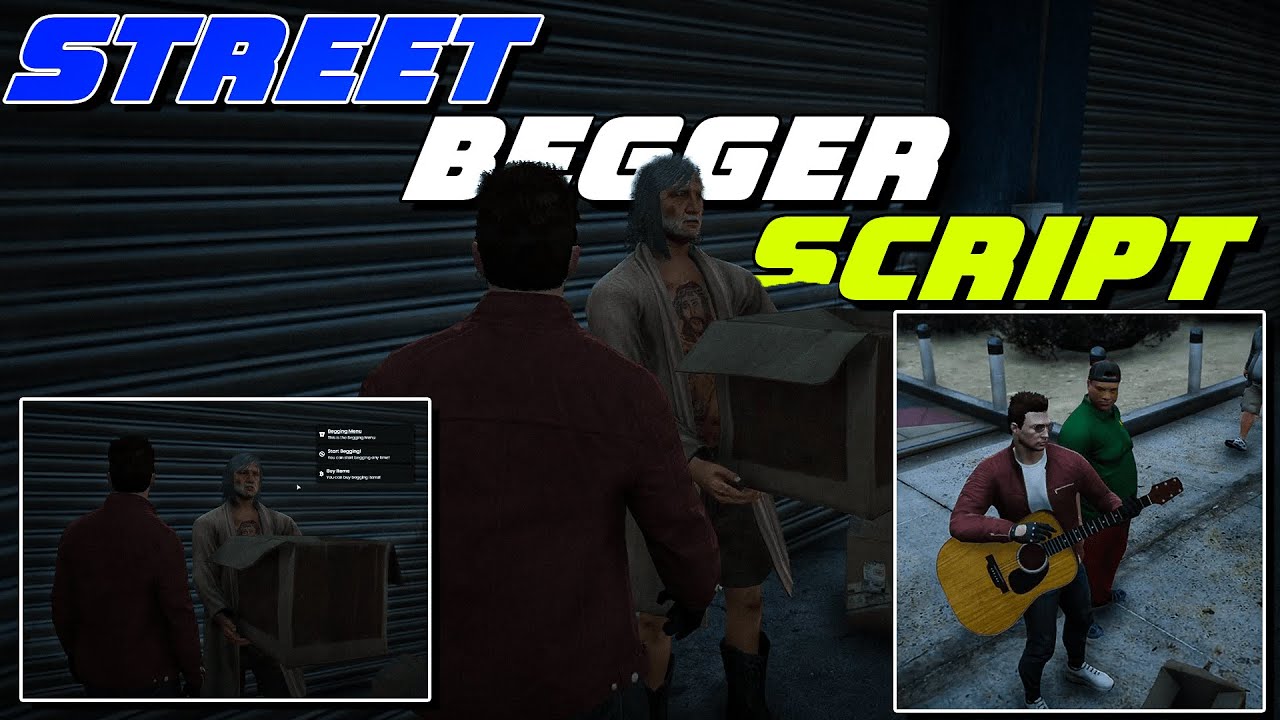 Free Street Beggar Script | Kael Street Beggar | QBCore Framework ...