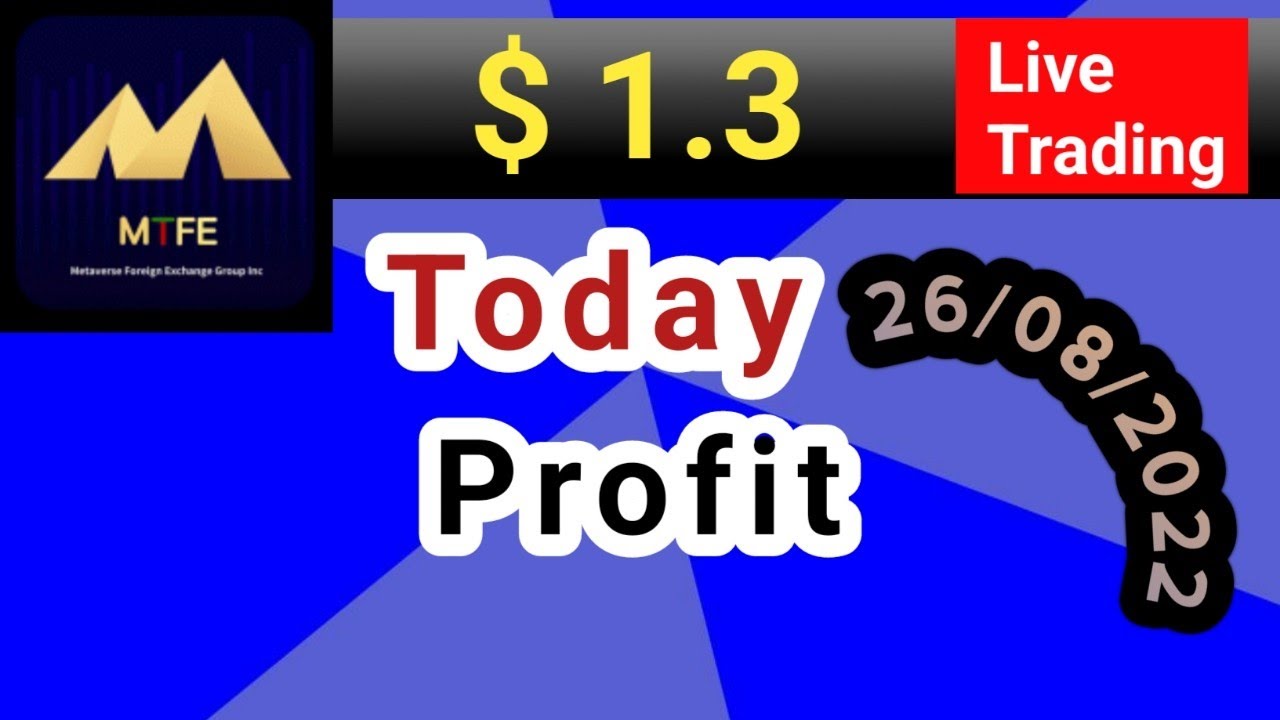 MTFE Trading | Live trading | 26-08-2022 - YouTube