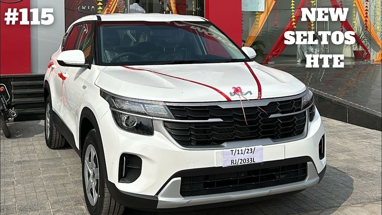 Taking delivery of New Kia Seltos HTE Diesel Facelift from 500 KM Away | Rajasthan Bikaner - YouTube