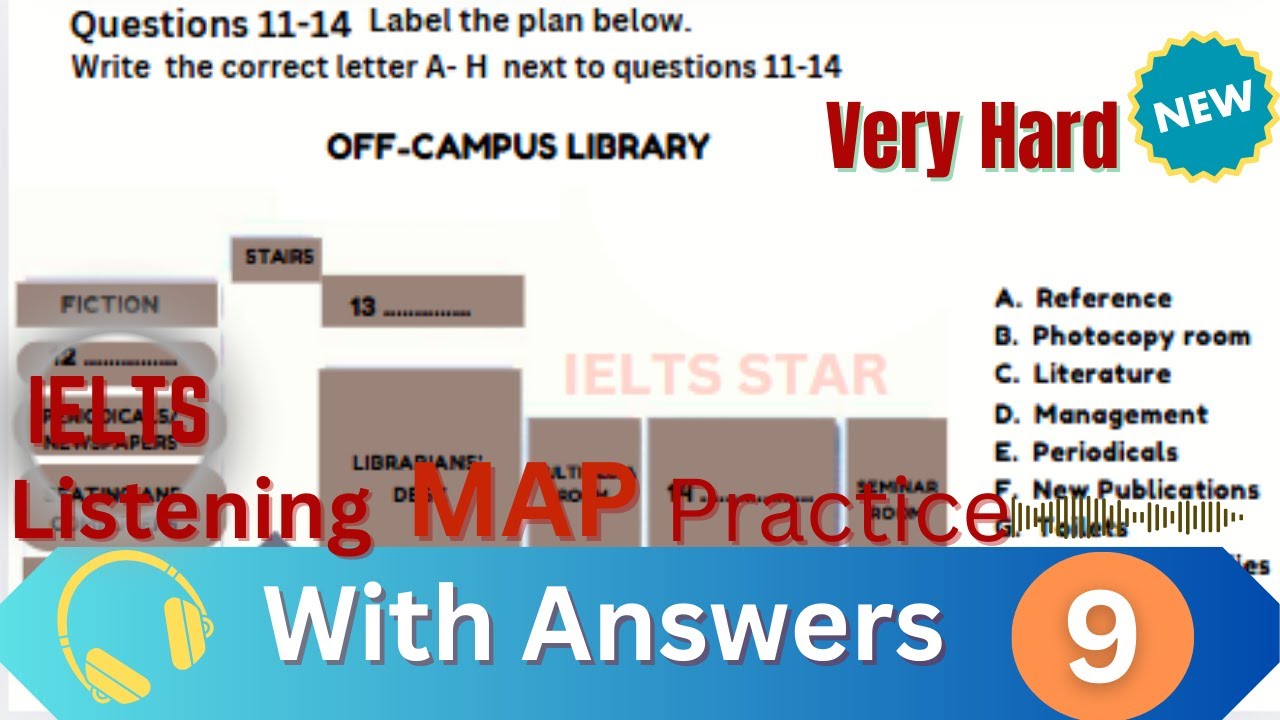 IELTS LISTENING Map practice I Practice IELTS Map I OFF-CAMPUS LIBRARY ...