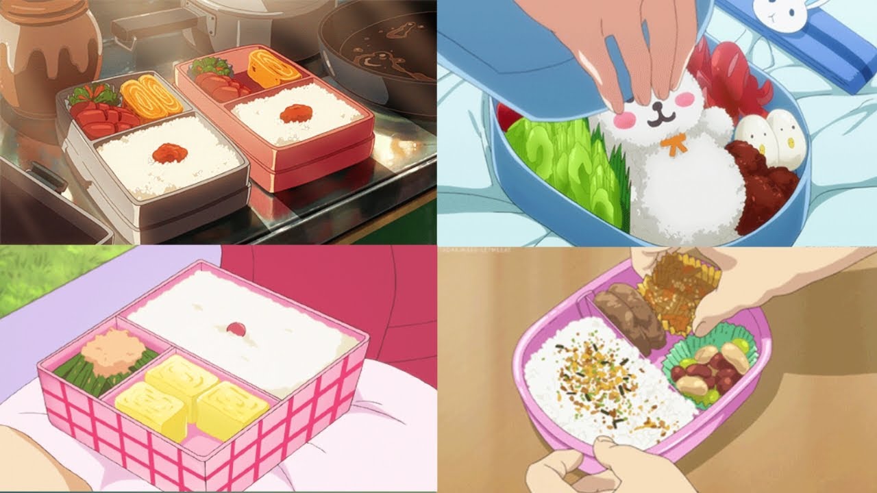 Aesthetic anime gifs || bento box🍱 - YouTube