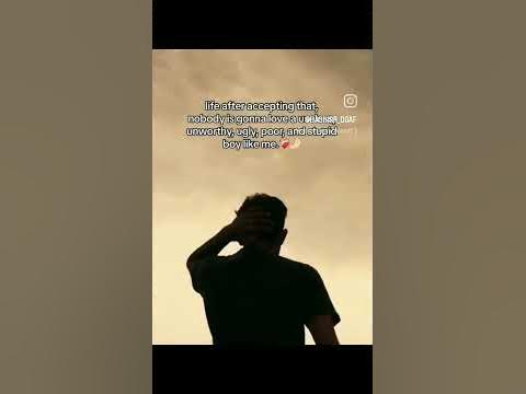 Ugly like me. 🙃🙂 #shameless #song #lyrics #nightcore #love #sadcover # ...