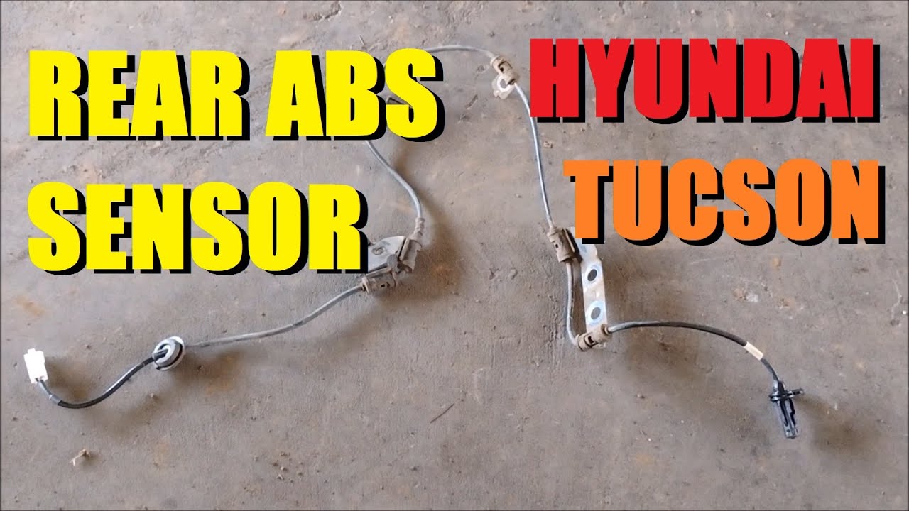 How To Replace Rear ABS Sensor - 2011 Hyundai Tucson iX35 - Fix for ABS ...