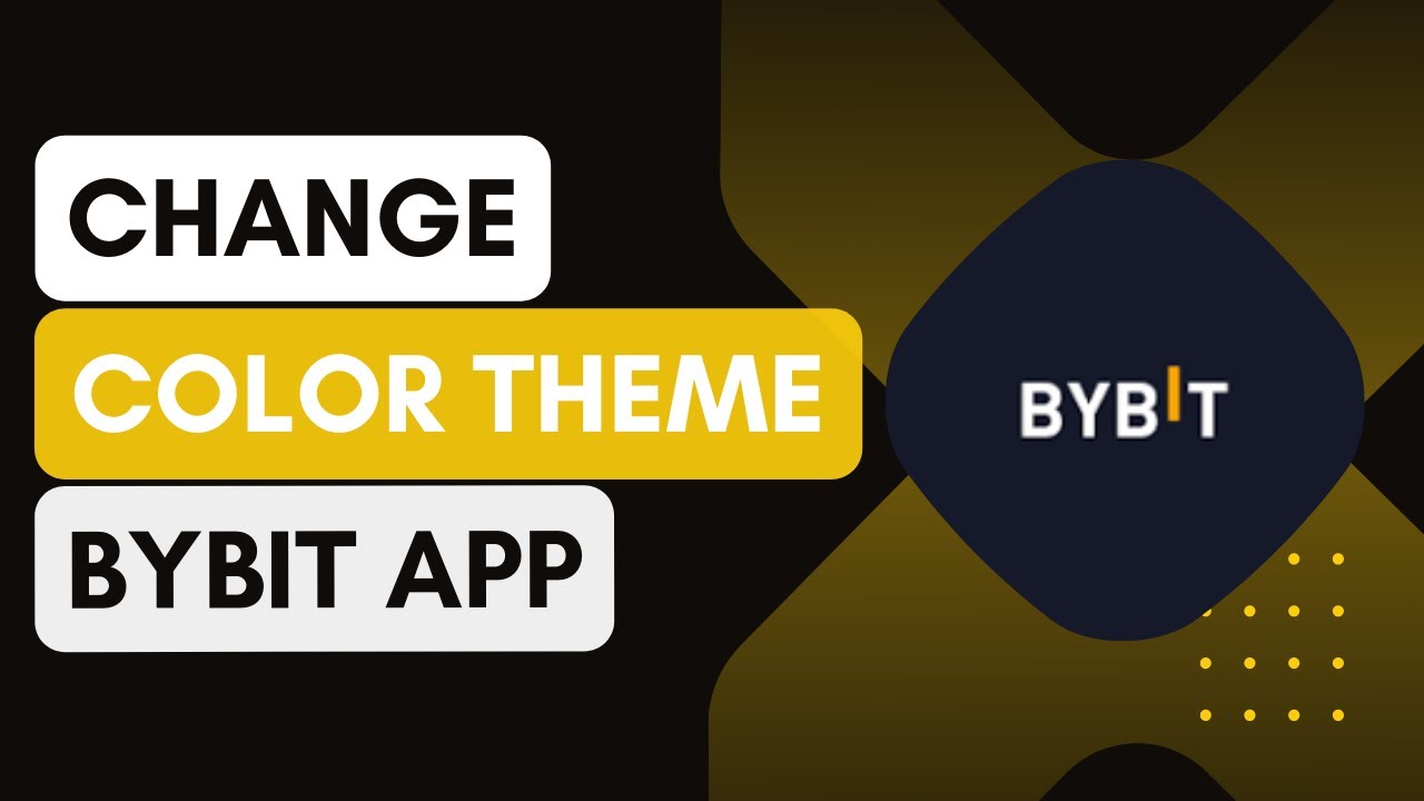 How To Change Color Theme On Bybit App 2024 ! - YouTube