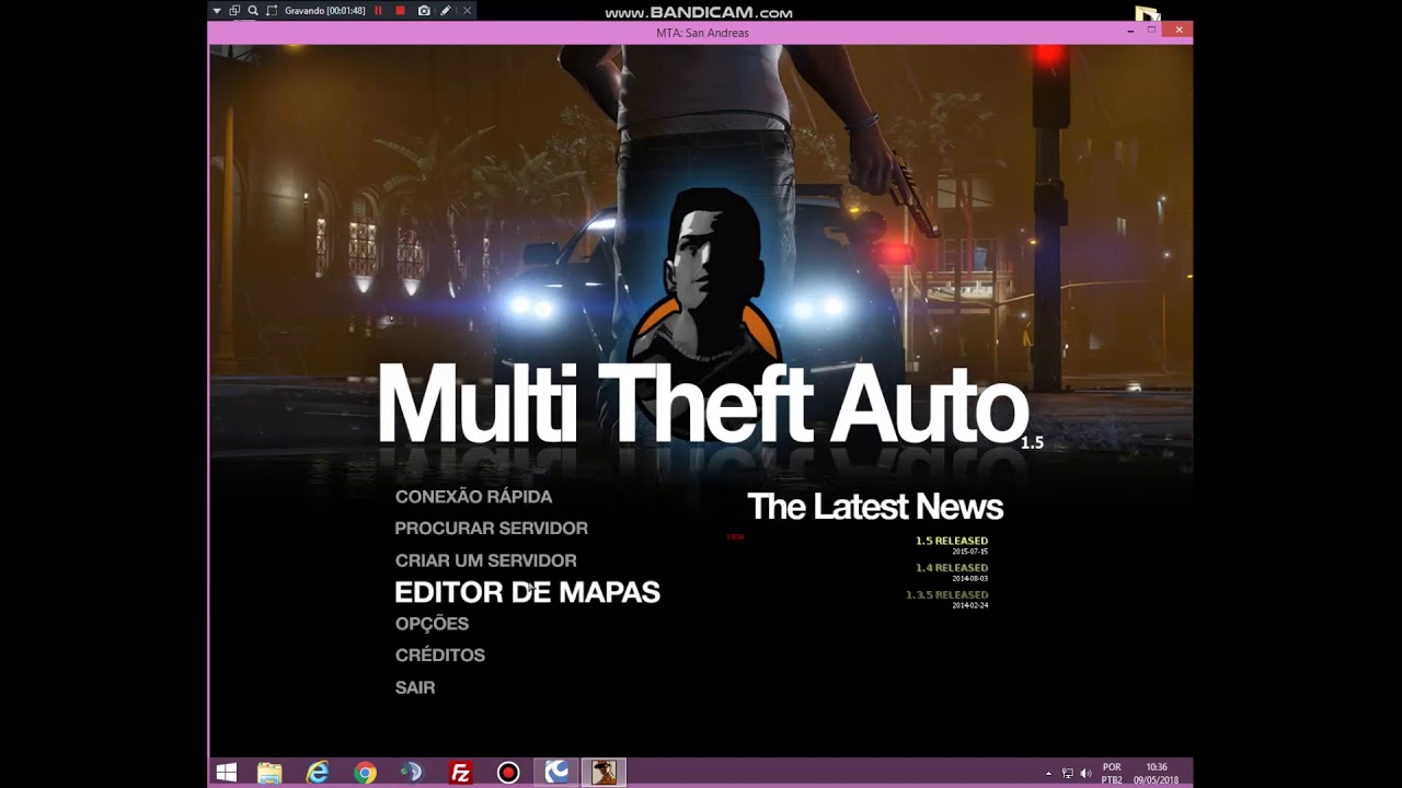 Como Mudar o Fundo Do MTA e o Tema - YouTube