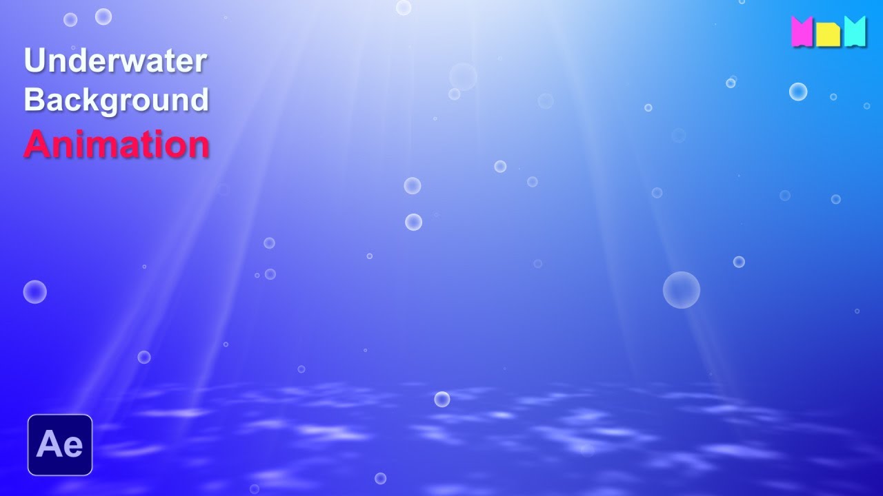 Underwater Background Animation in After Effects - YouTube