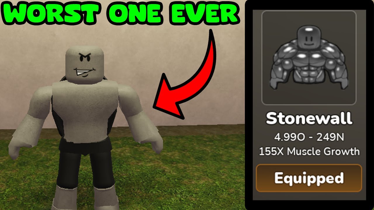STONEWALL BODY ALTER UNLOCKED ON GYM LEAGUE ROBLOX - YouTube