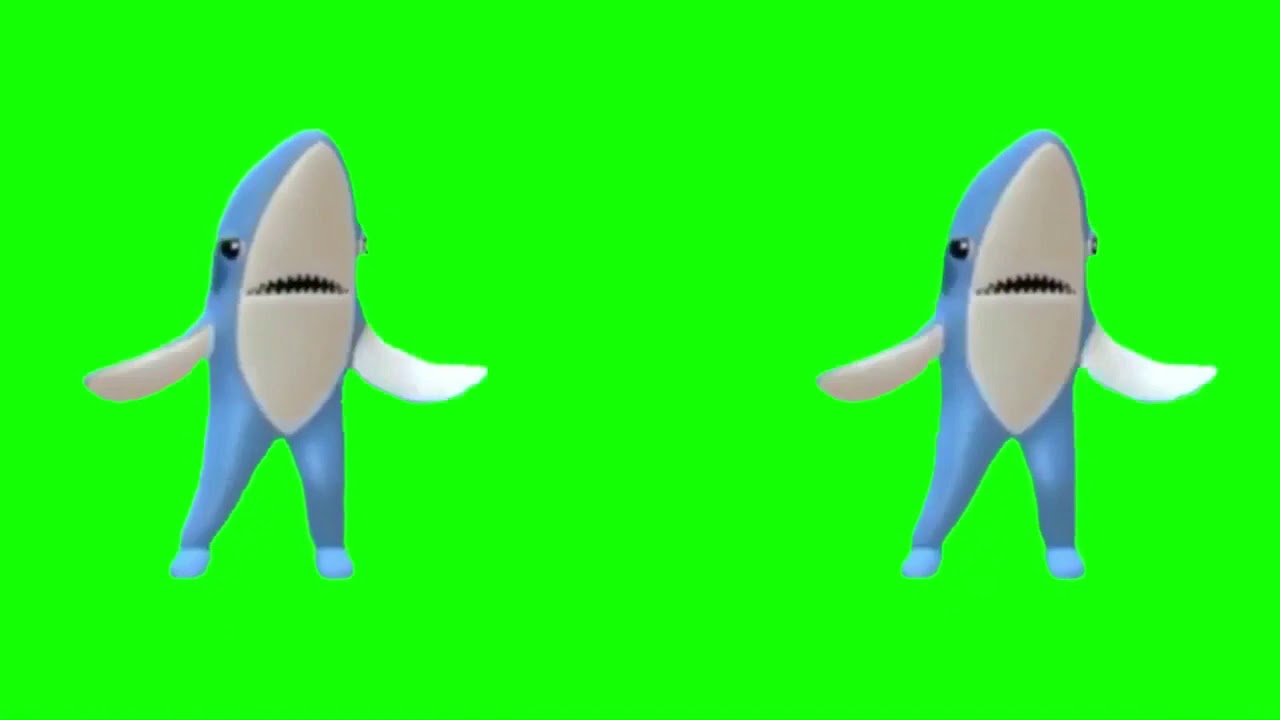 Green Screen dancing sharks - YouTube