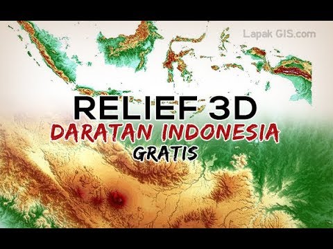 Data Relief Daratan Seluruh Indonesia Gratis - YouTube