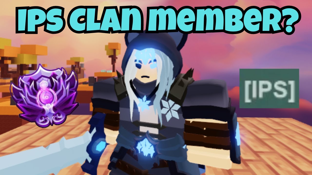 I Beat an *IPS CLAN MEMBER*(Roblox Bedwars) - YouTube