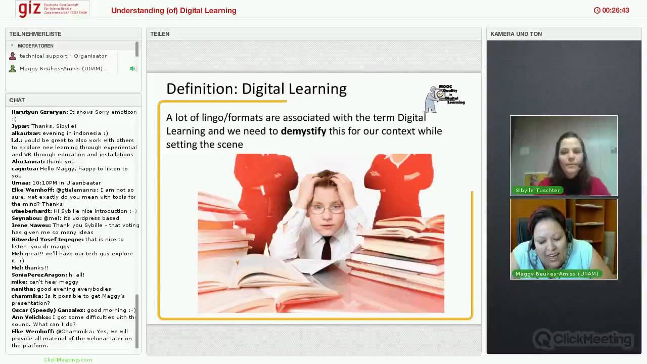 Webinar "Understanding (of) Digital Learning" - YouTube