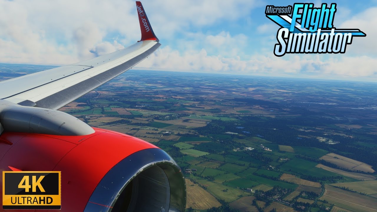 (4K) Jet2 737-700 Landing at Birmingham Airport | Microsoft Flight ...
