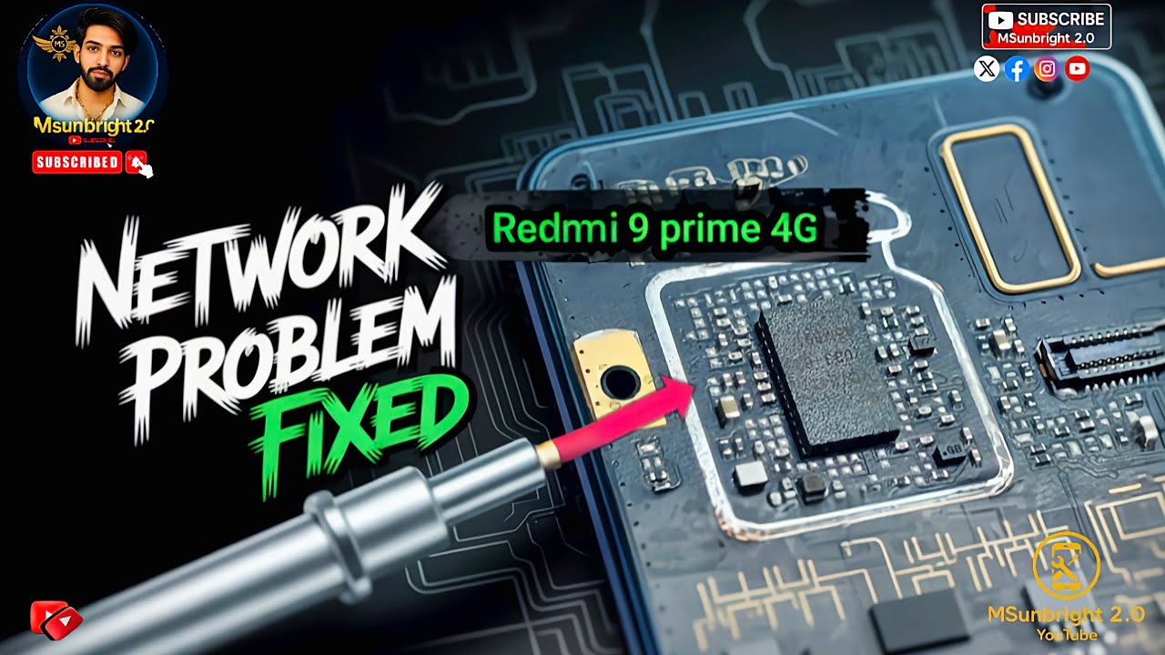 🔧 Redmi 9 Prime 4G Network Problem Fixed | 100% Working Solution - YouTube