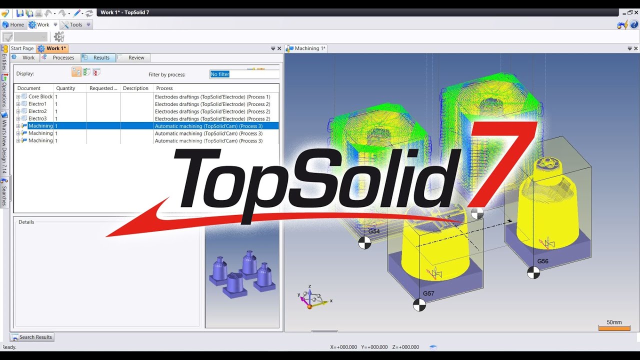 TopSolid7 : Work document - YouTube