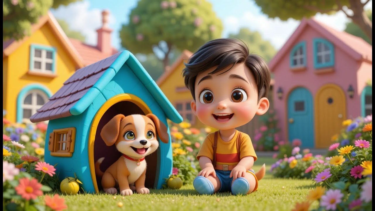 This Little Dog Lives Alone Rhyme Song | Popular Nursery Rhyme ...