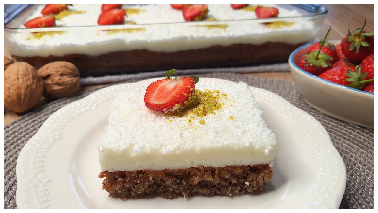 THE FAMOUS CYPRUS DESSERT RECIPE / DESSERT WITH SHERBET / MILK SWEET ...