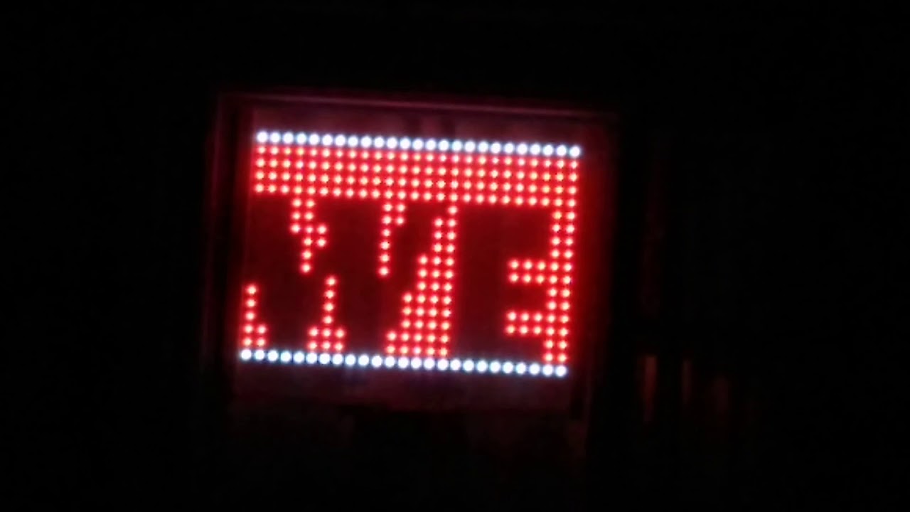 Raspberry Pi Zero W powered LED sign. - YouTube