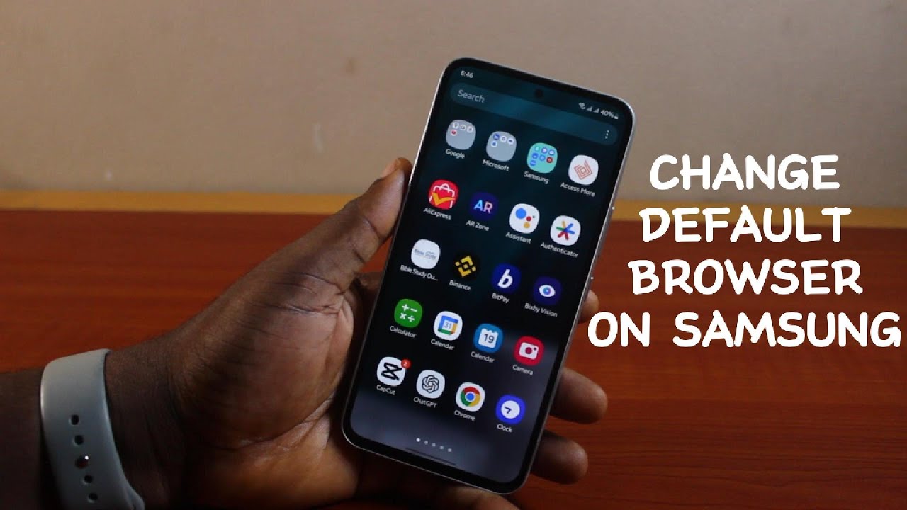 How to Change Default Browser on Samsung - YouTube