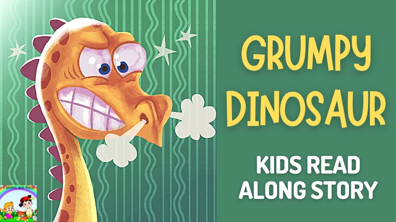 Grumpy Dinosaur by Micheal Gordon | Kids Read-Along Book - YouTube