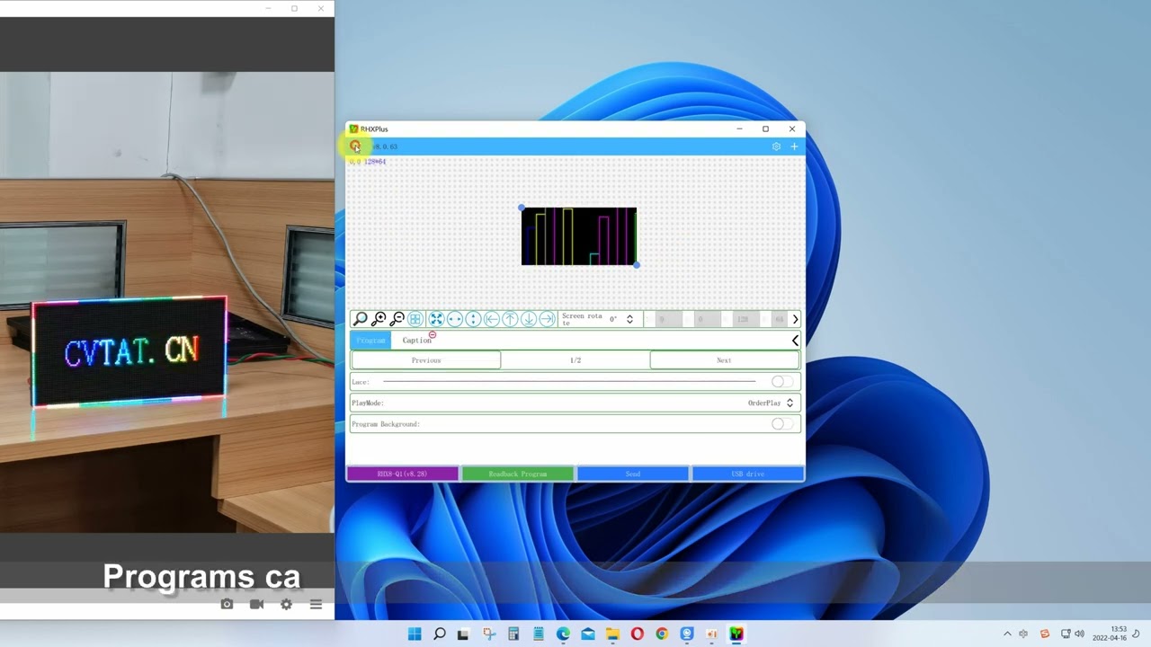 CVTAT LED DISPLAY（RHX Plus）How to program with PC - YouTube