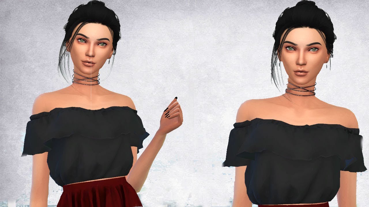 The Sims 4 CAS || Sim Download & All CC Links 💖💖 - YouTube