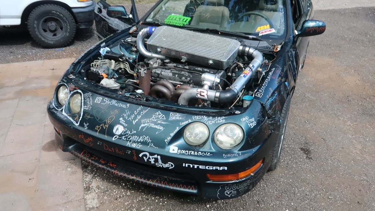 Bringing Vtec Vicky back to Life! (Single Day Built Integra) - YouTube