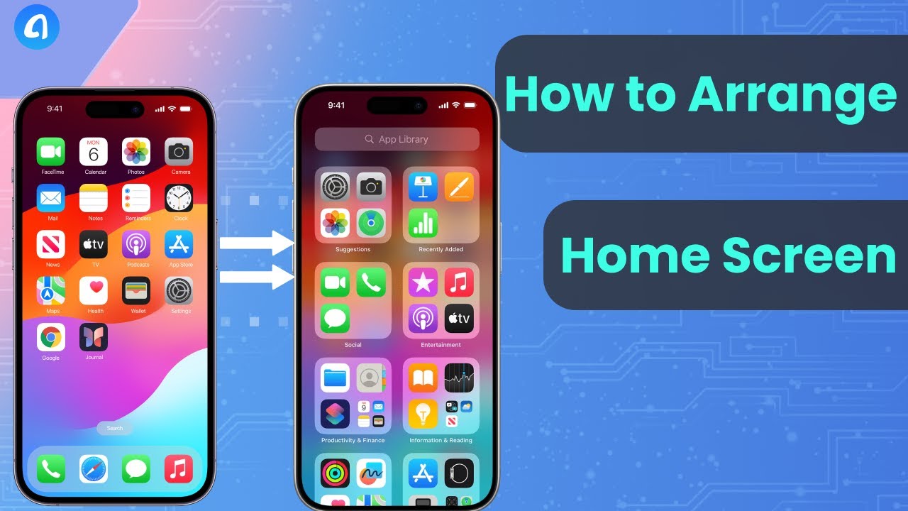 AnyTrans: How to Organize iPhone/iPad/iPod touch Home Screen on ...