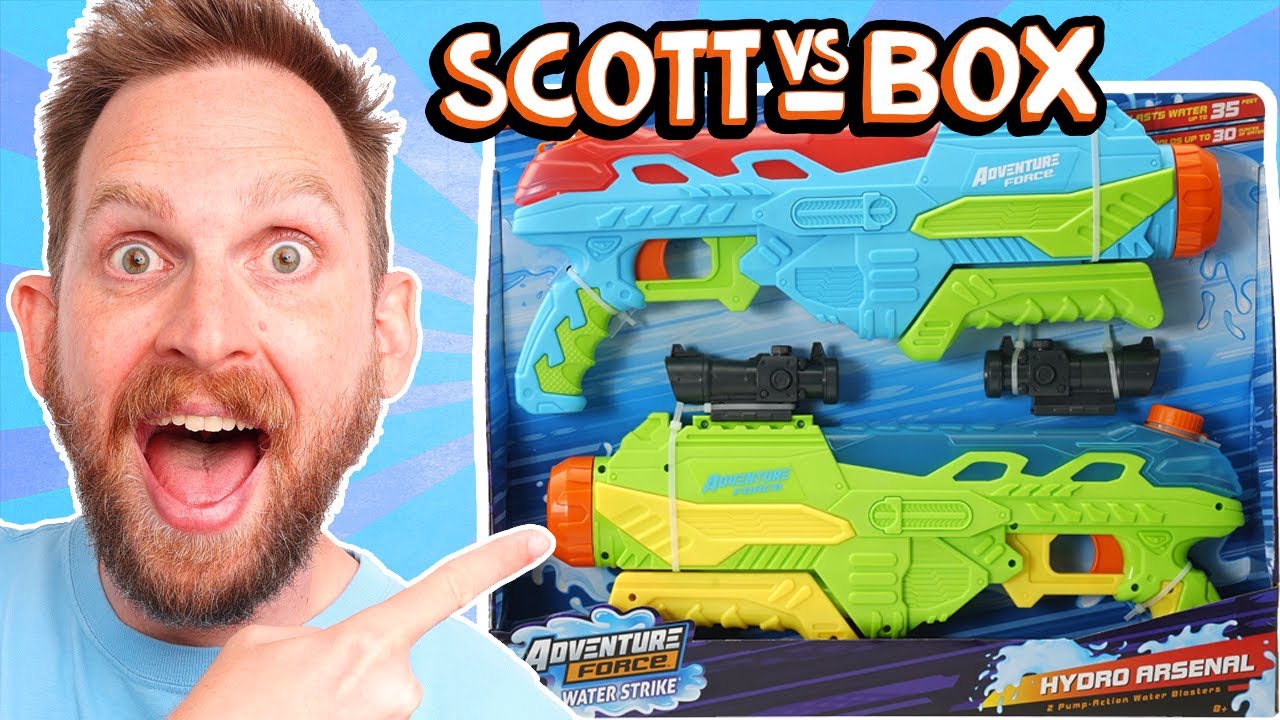 Adventure Force Water Strike Hydro Arsenal Unboxing - YouTube