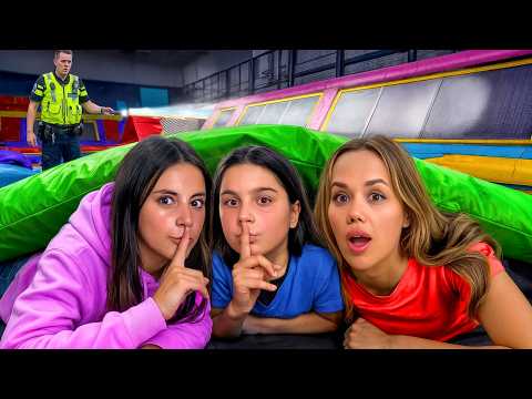 DÜNYANIN EN YARAMAZ VE EN AKILLI KIZIYLA GECE GİZLİCE TRAMBOLİN PARKTA KALDIK ! | Gamze Karta