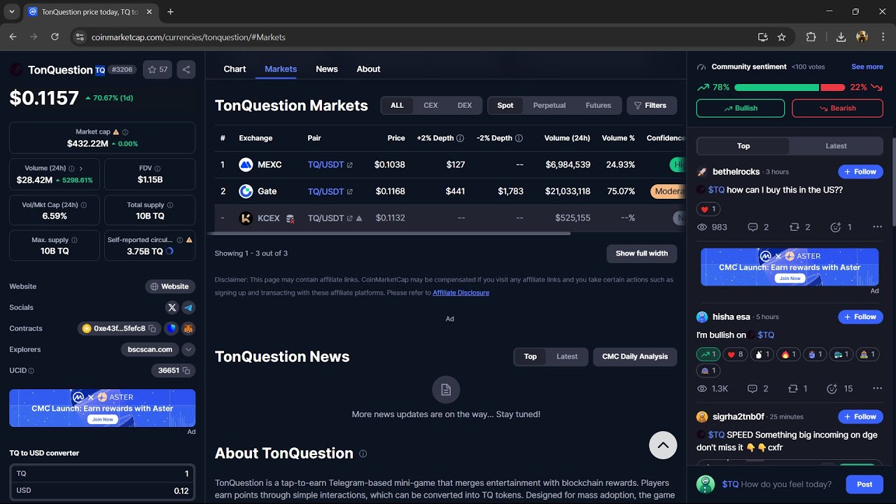 Is TonQuestion ($TQ) Token Legit or Scam ?? - YouTube
