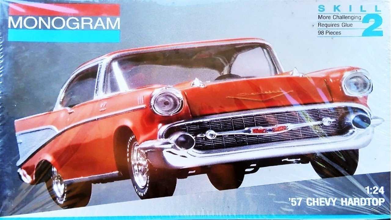 CHEVY BEL AIR 1957 HARDTOP - MONOGRAM 2225 - www.carmodelkit.com.br ...