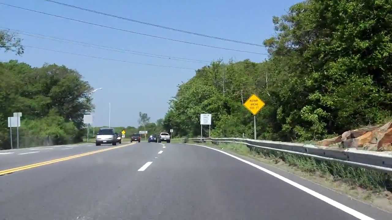 Yankee Division Highway (MA 128 Exits 9 to 14) southbound - YouTube