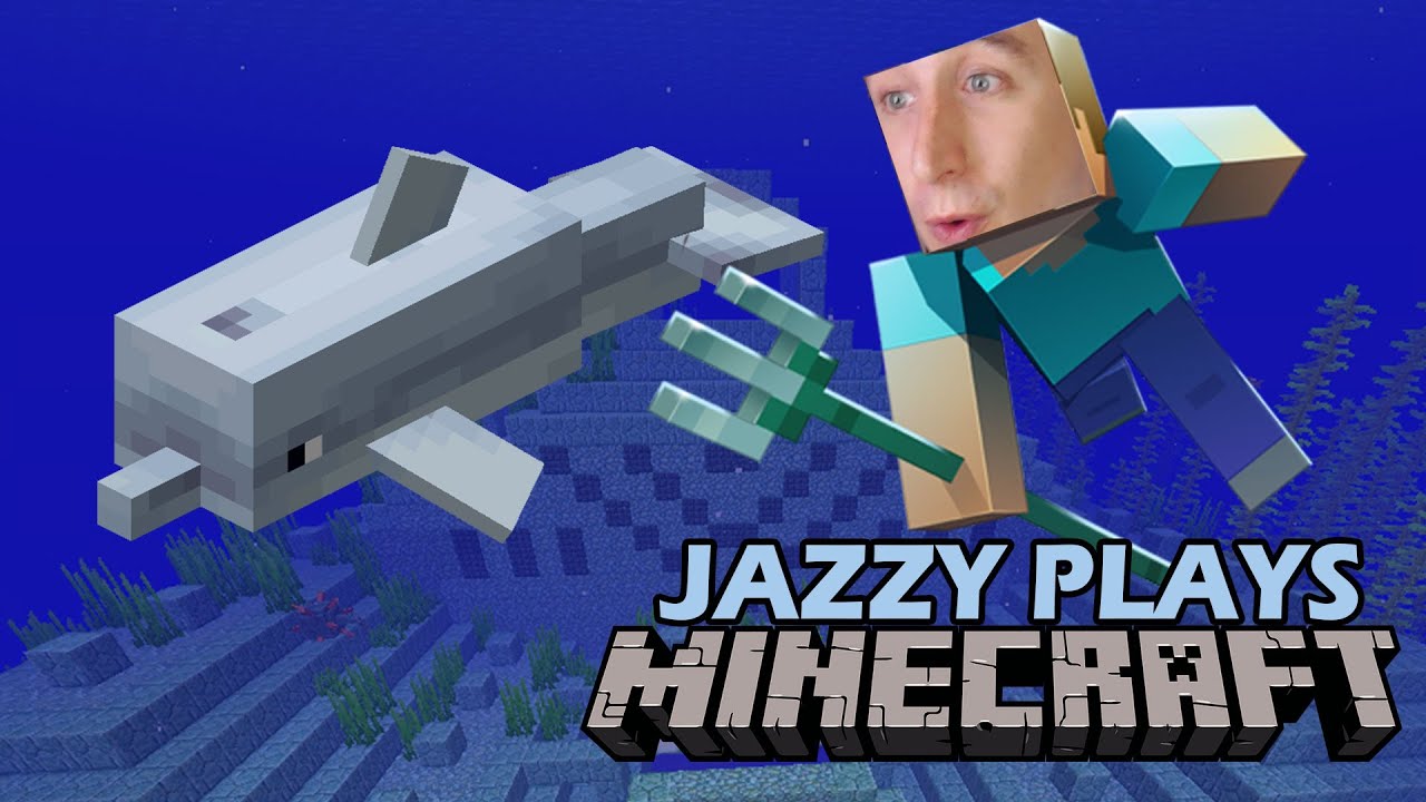 SWIMMING WITH DOLPHINS | Minecraft Survival 1.14 EP02 - YouTube