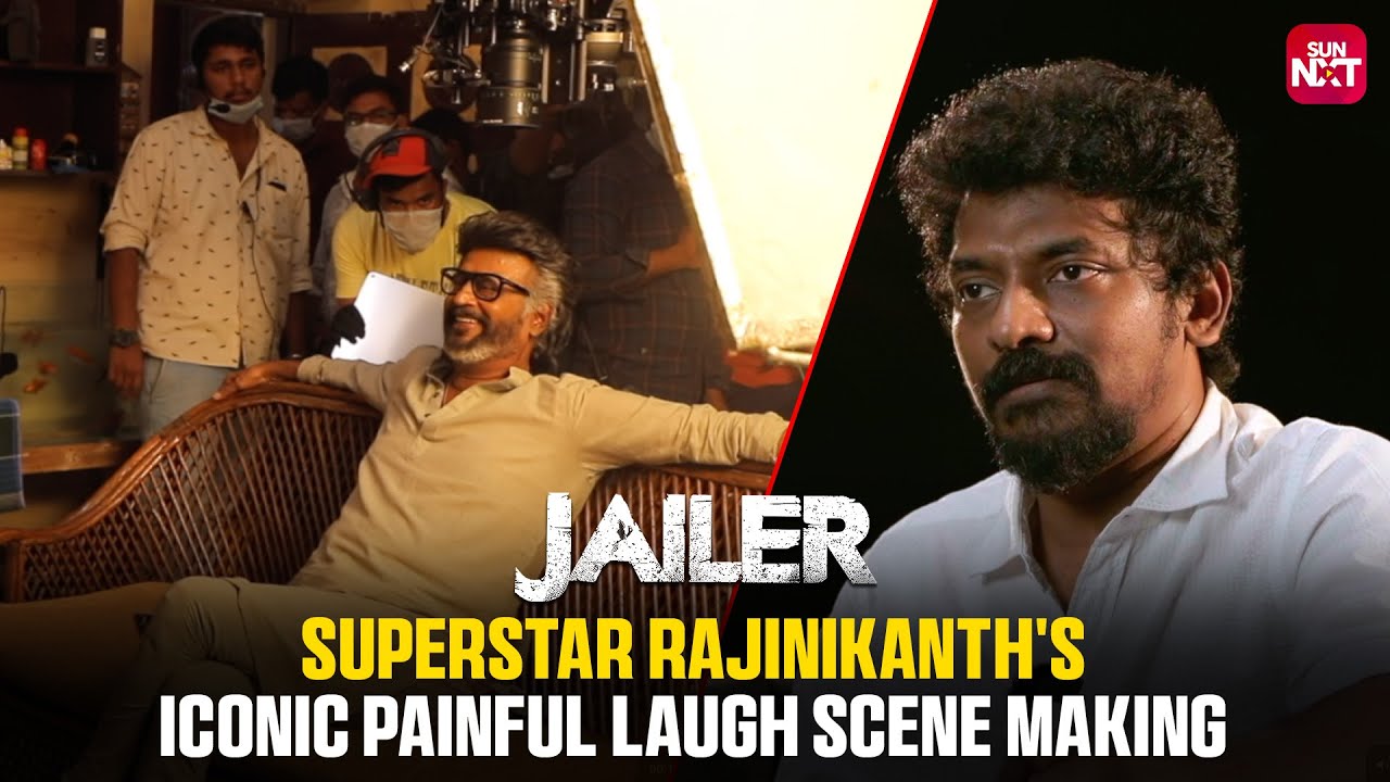 Rajinikanth's Painful Laugh Scene Making | Jailer Unlocked - Making of ...