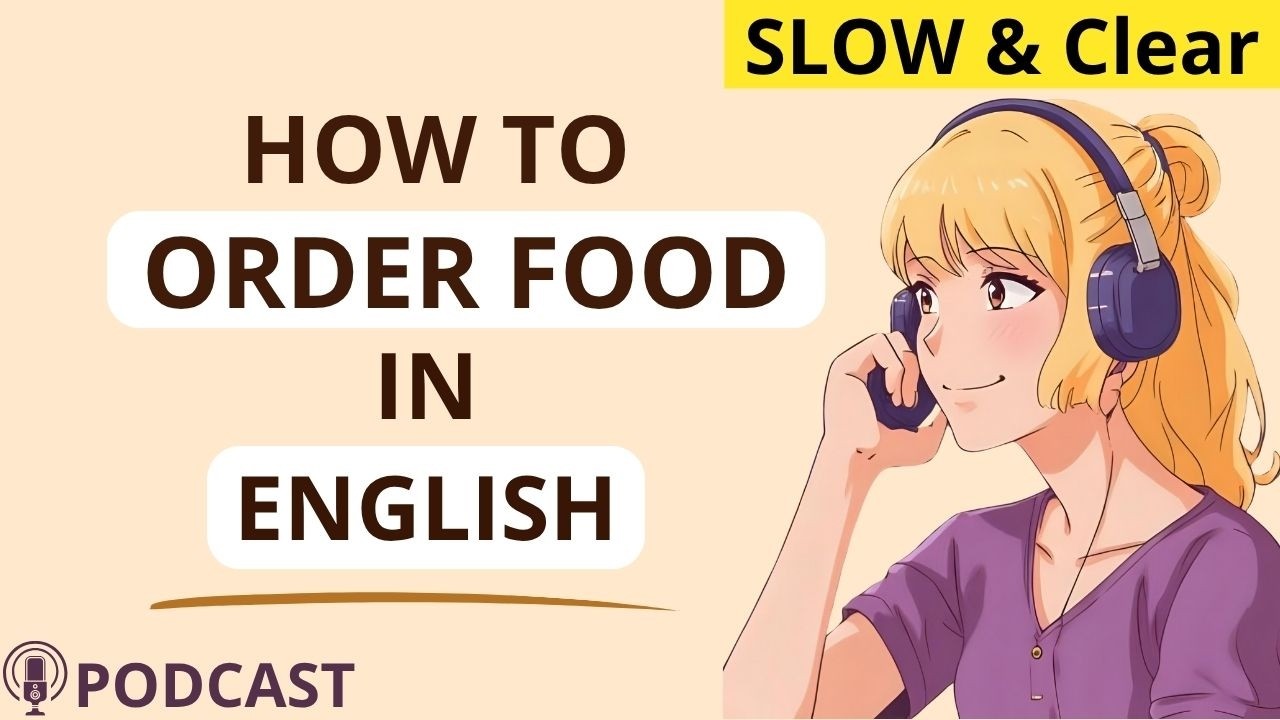 How to Order Food in English at a Restaurant | English Speaking ...