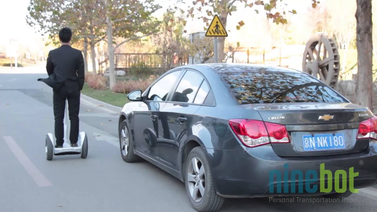 Using 9bot Ninebot with your Car - YouTube