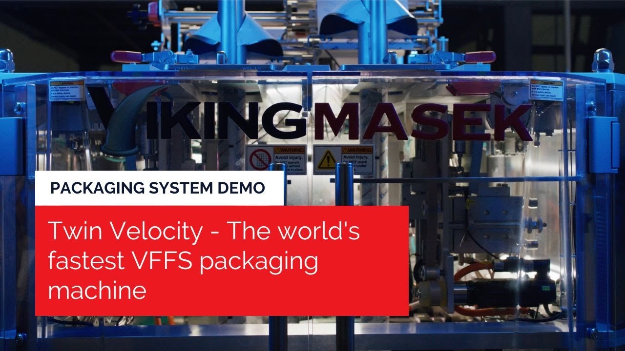 Twin Velocity VFFS Packaging Machine by Viking Masek - YouTube