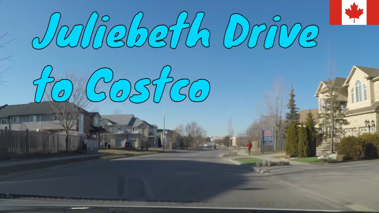 West Hamilton Mountain: Juliebeth Drive to Costco in Ancaster - YouTube