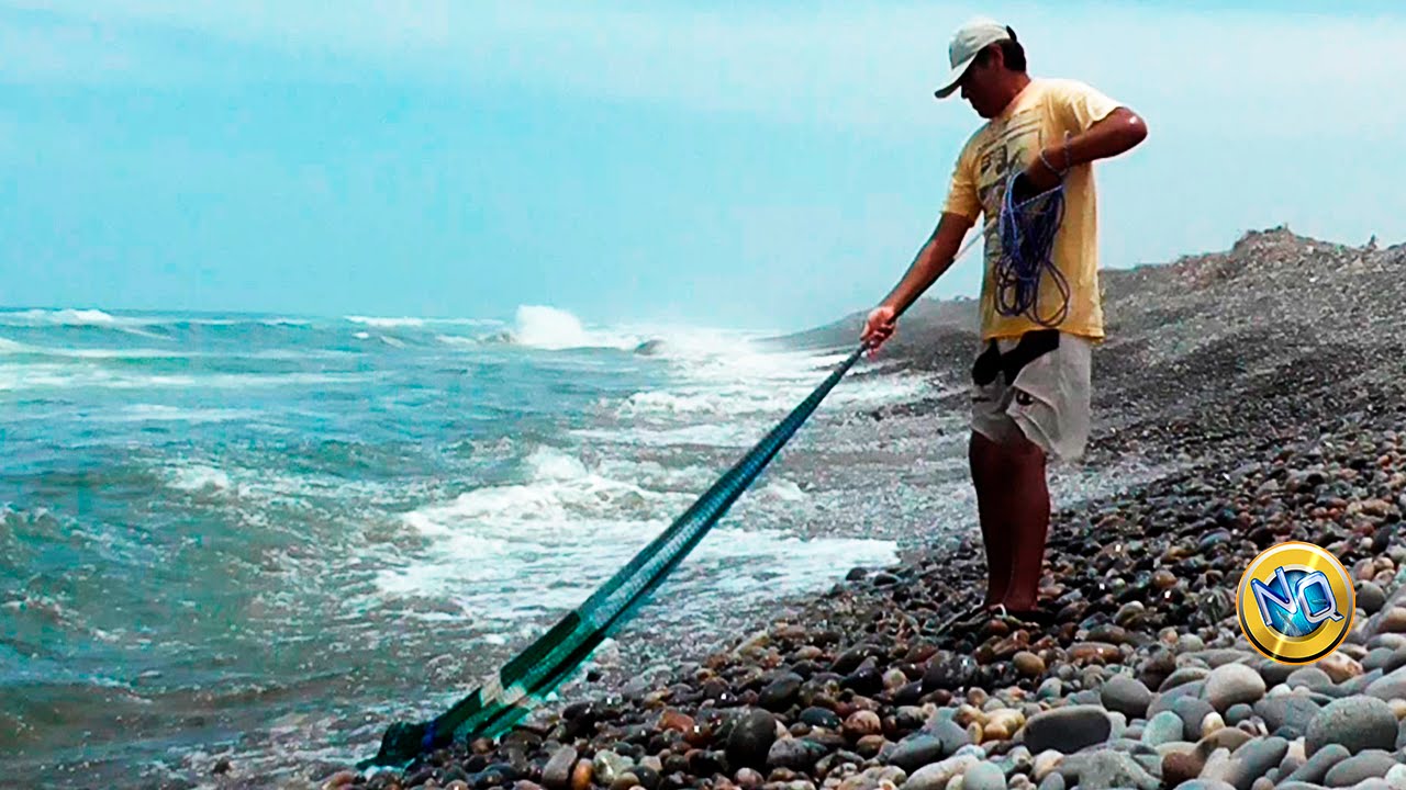 ASÍ SE TIRA ATARRAYA EN EL MAR│Throwing fishing net│Tarrafa│Rall - YouTube