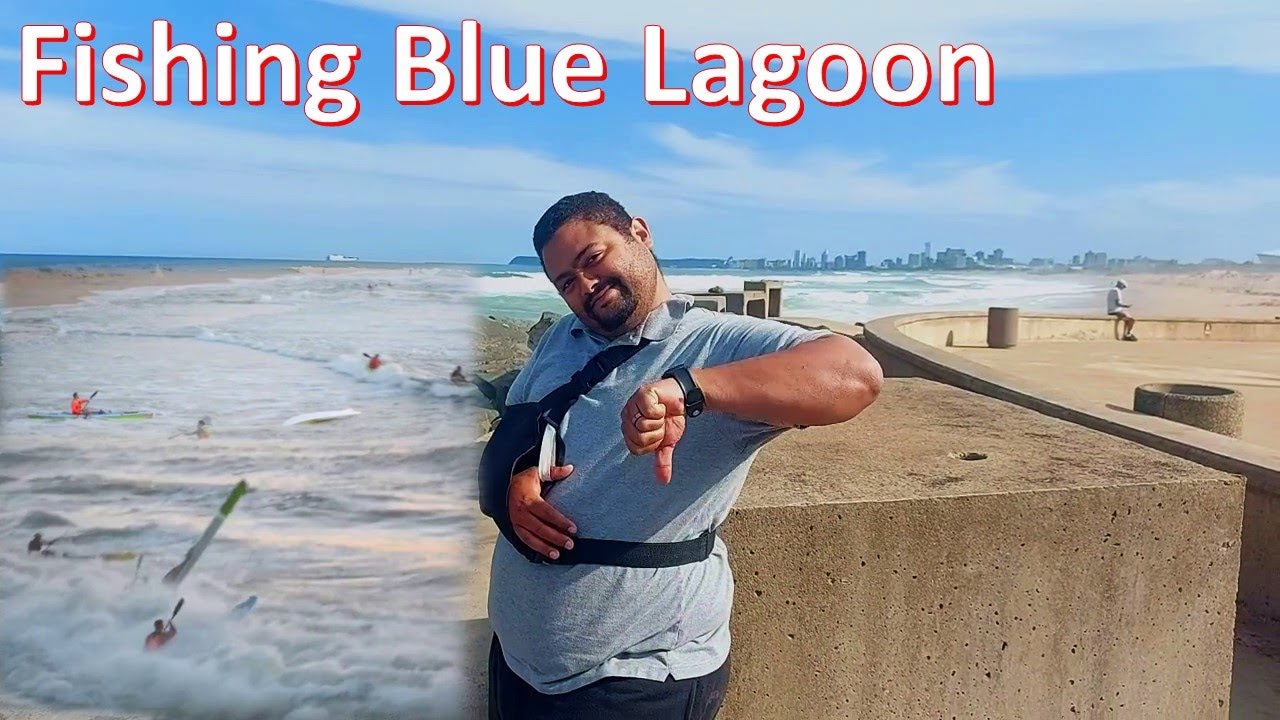 Fishing Blue Lagoon with big waves - YouTube