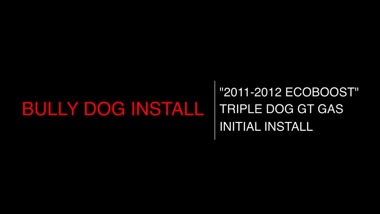 Bully Dog Triple Dog GT Initial Install - YouTube