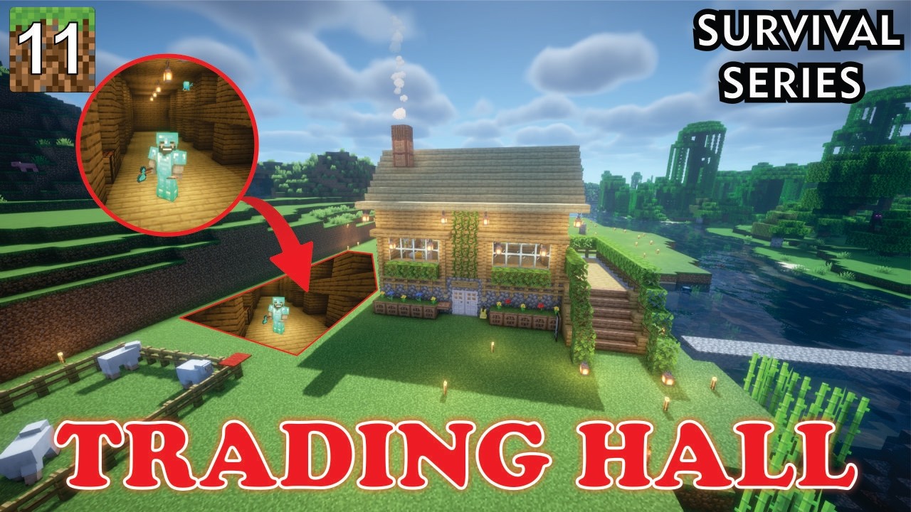 UNDERGROUND TRADING HALL | (Survival Series EP 11) | GameronHigh - YouTube