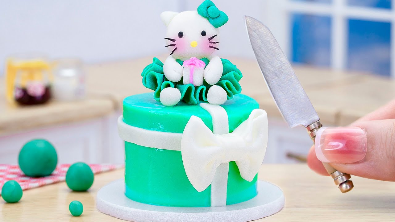 Wonderful Sweet Miniature Hello Kitty Cake Decorating 🍰 Best Fruit Cake ...