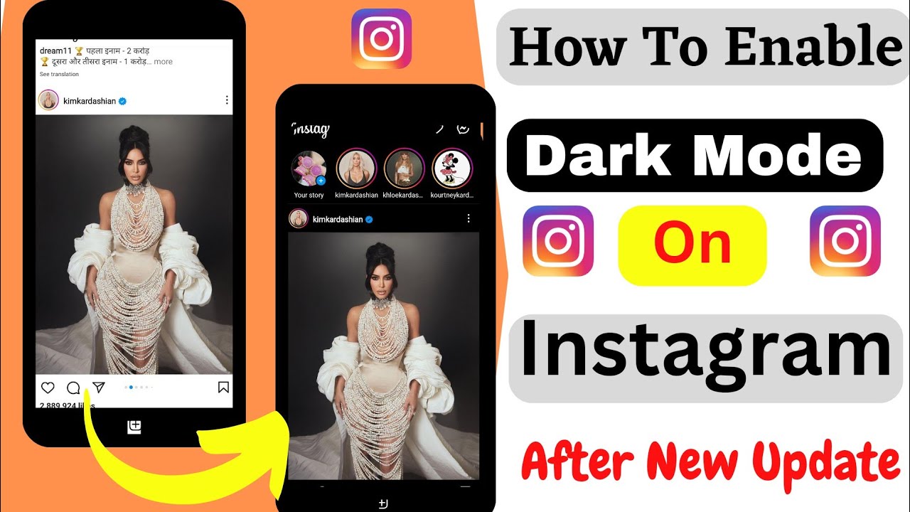 How To Enable Dark Mode on Instagram After New Setting Update 2023 ...
