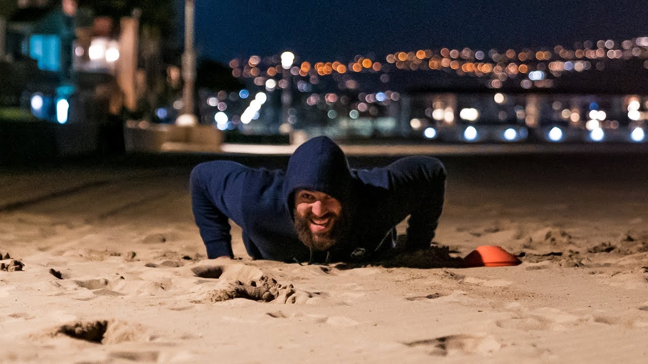 MID-WINTER MIDNIGHT BEACH WORKOUT - YouTube
