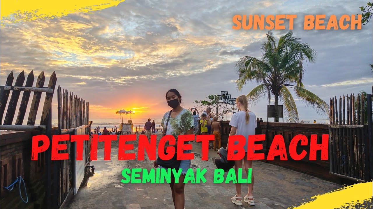 PETITENGET BEACH BALI || Bali Vlog - Seminyak Surf Beach Sunset - YouTube