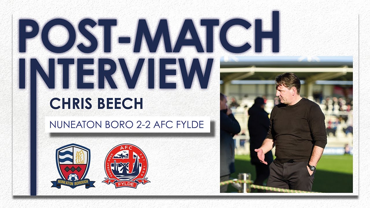 Nuneaton Borough Reaction | Chris Beech reflects on his side's penalty ...