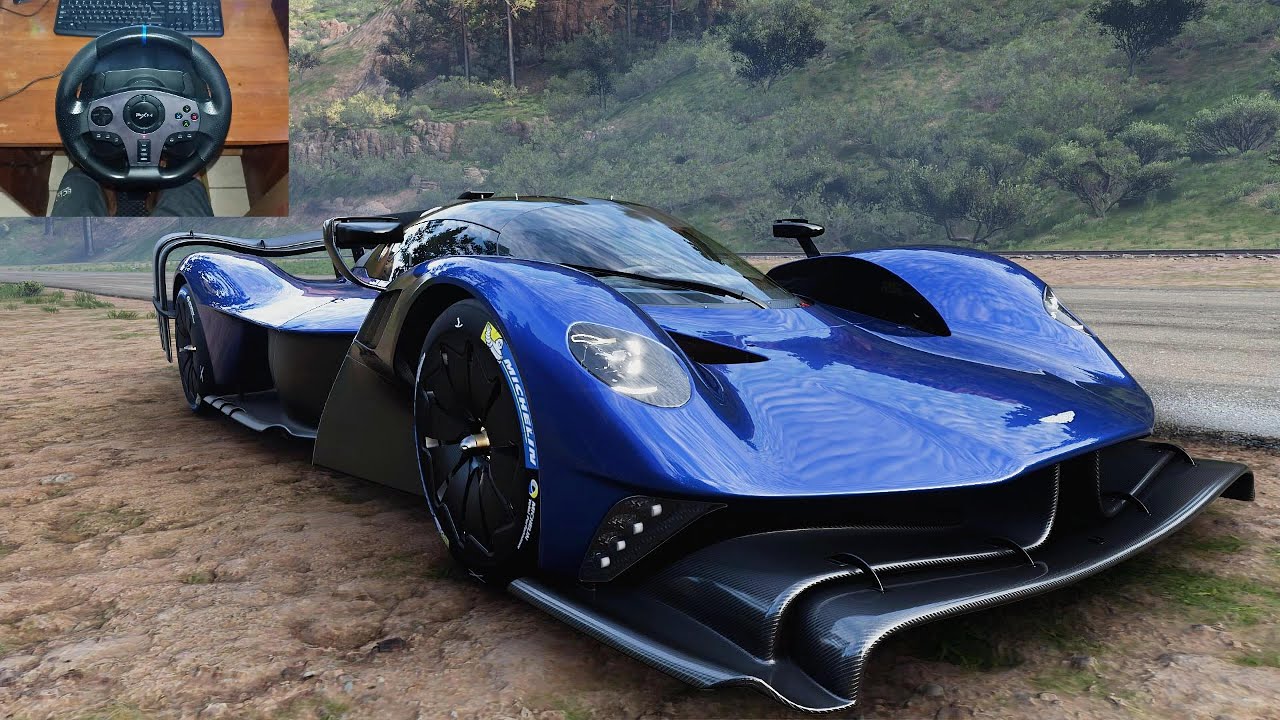 INSANE Speed Test! Aston Martin Valkyrie + PXN V9 Wheel | Forza Horizon ...