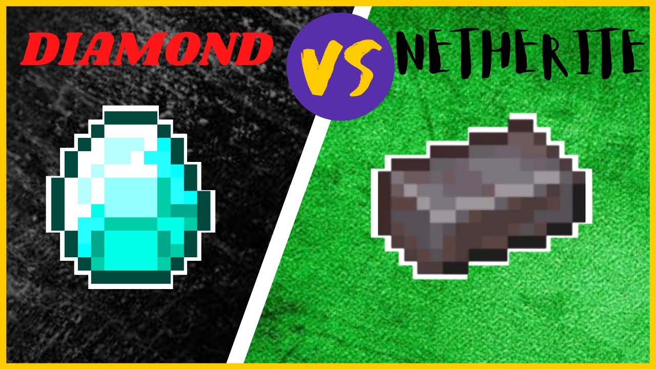 Diamond VS Netherite | Which Is Better?! - YouTube