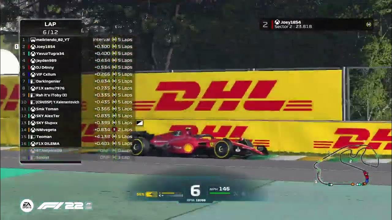 F1 22: STB Racing League Season 22: Tier 2 - São Paulo GP - YouTube